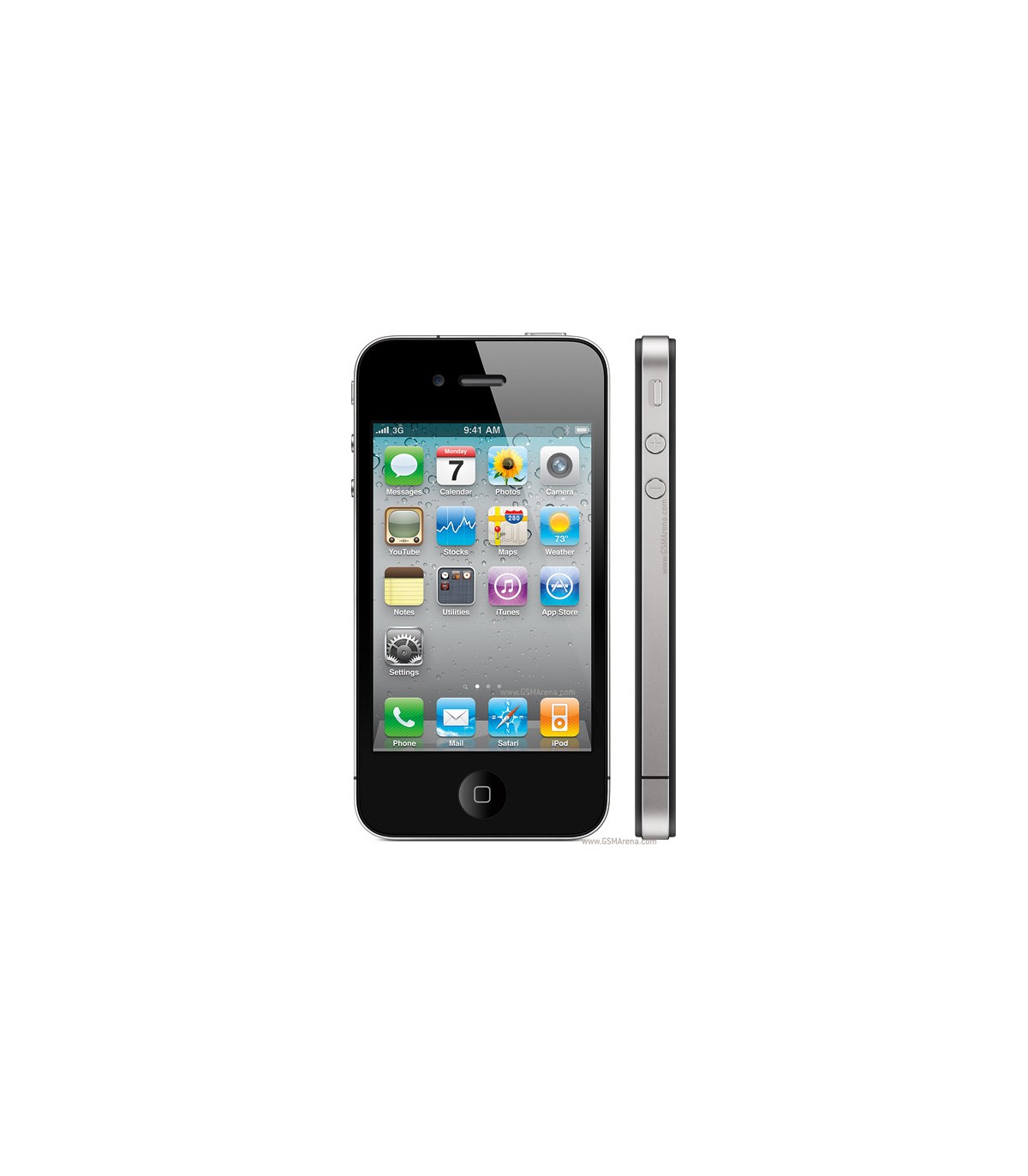 گوشی موبایل دست دوم اپل مدل iPhone 4 رنگ مشکی ظرفیت ۳۲ گیگابایت